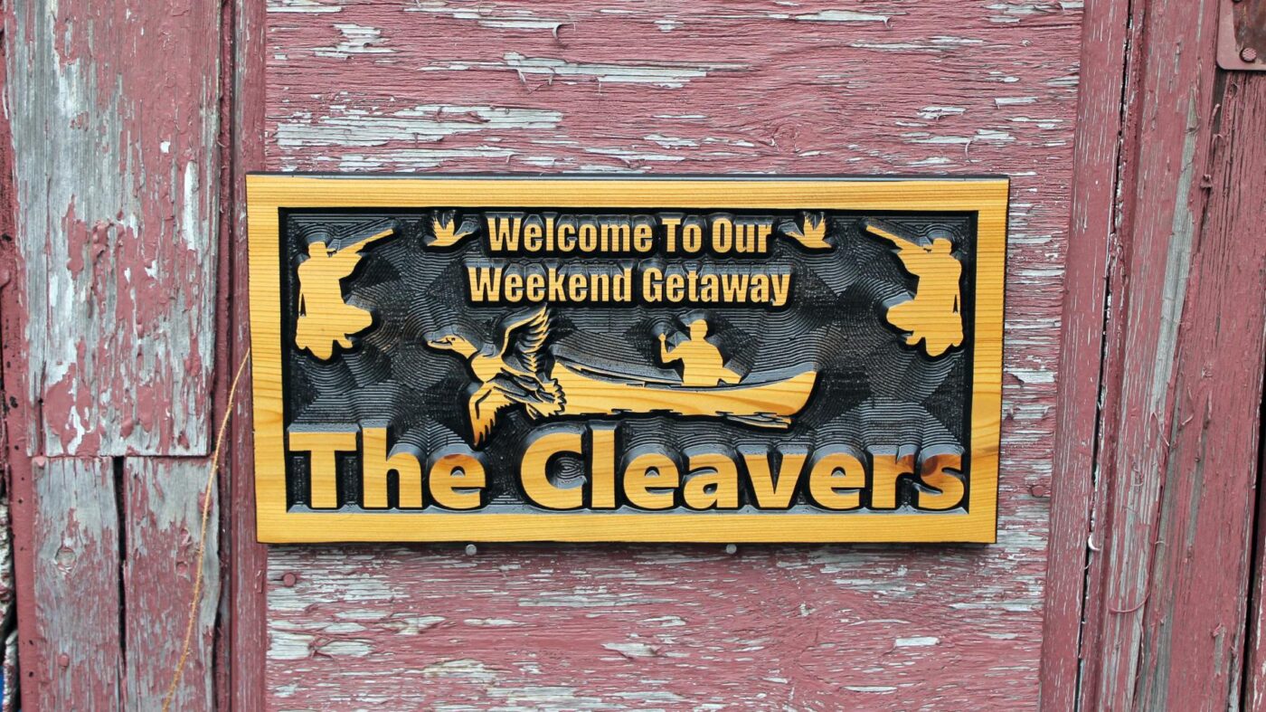 Rustic Cabin Signs | Duck Camp Signs | Carved Wood Signs