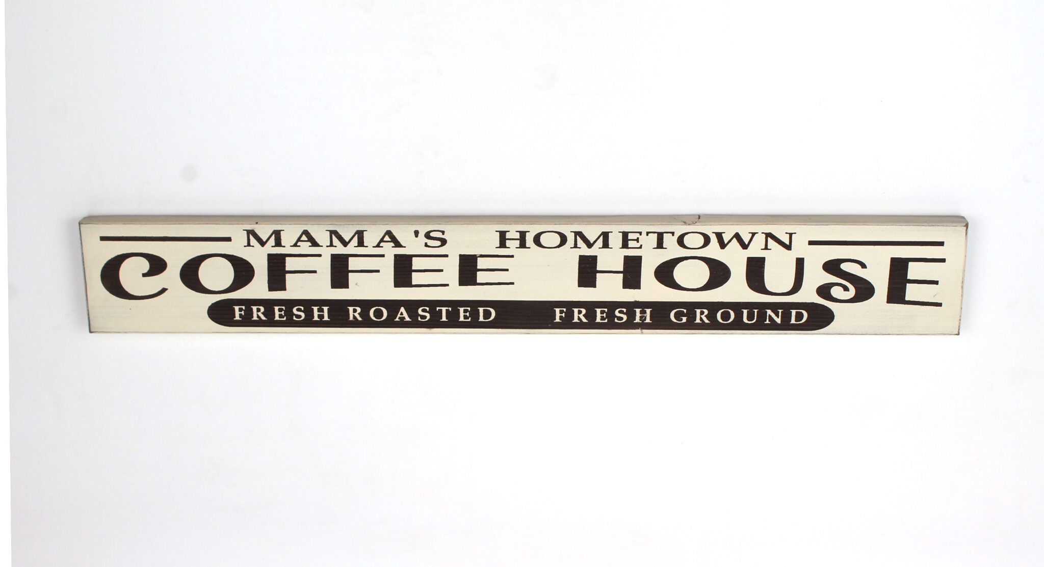 Coffee House sign - Distressed Antique White - Custom